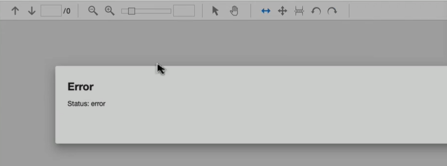 Error Loading Document Error Retrieving File Popup For Ios Devices